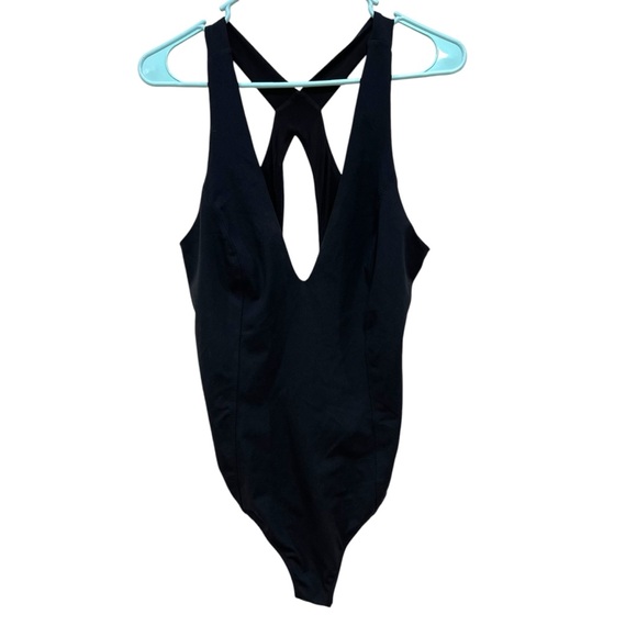 Free People | Tops | Free People Intimately Free Cross Back Bodysuit ...